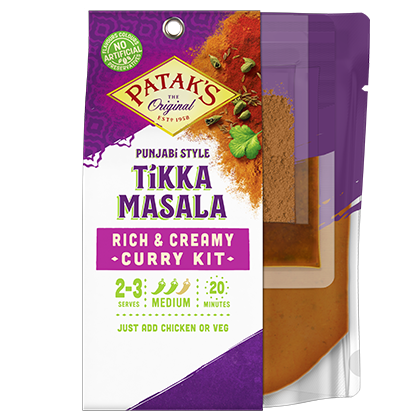 Patak's Indian curry products and recipes
