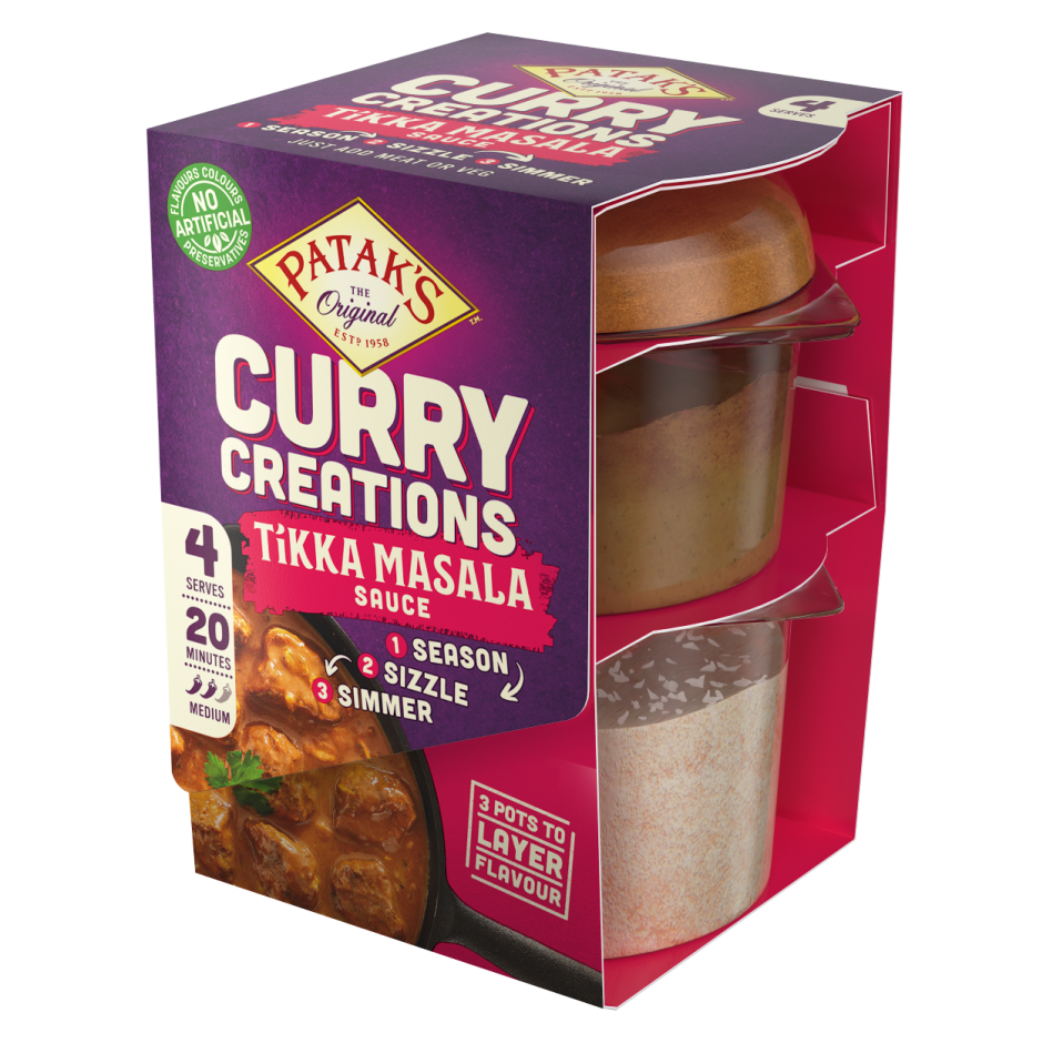 Curry Creations Tikka Masala Sauce Kit | Patak's Indian curry products ...