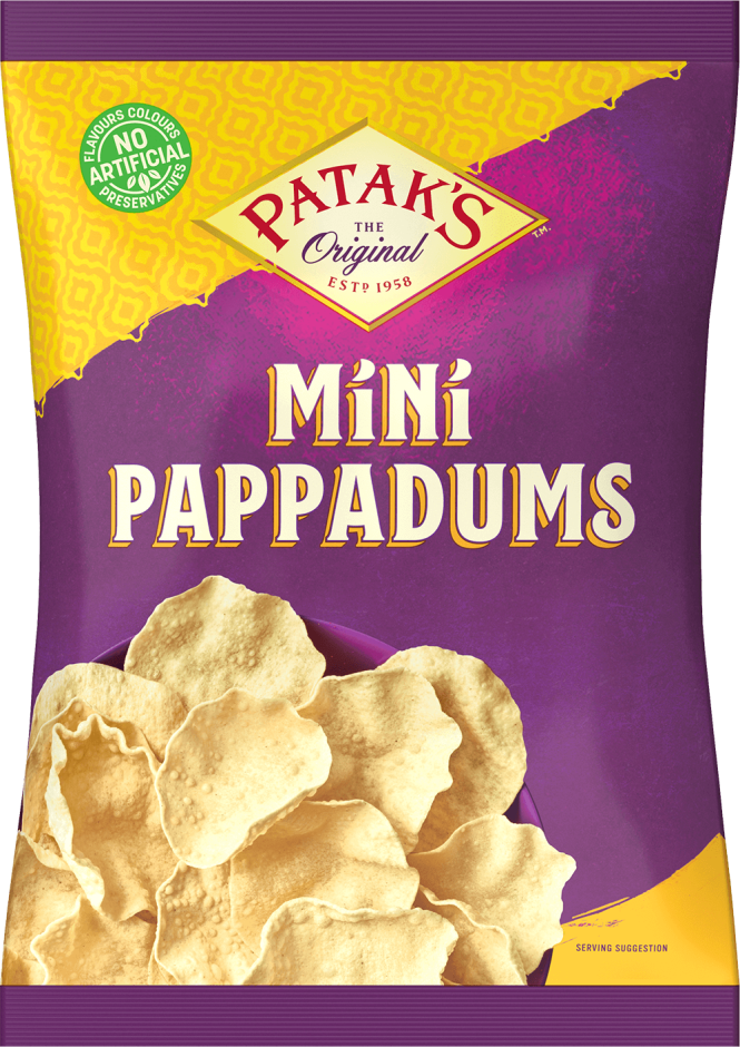 Mini Pappadums | Patak's Indian curry products and recipes